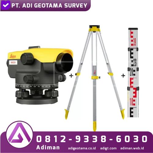 Jual Leica NA 324 Automatic Level Set Tripod Rambu Ukur Lengkap WP Waterpas - Jakarta Barat ...