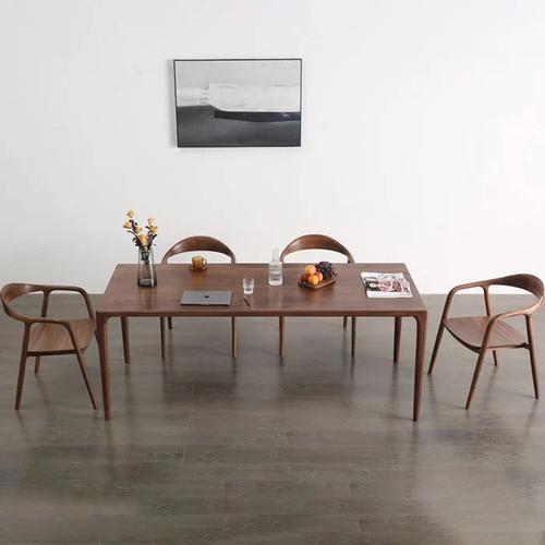 Jual Dining Table Solid Wood/dining table set 6 makan minimalis ...