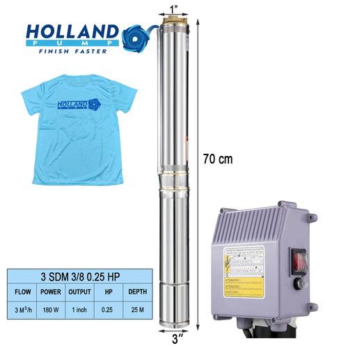 Jual Summersible Pump HOLLAND 3 inch 0.25 HP PK Pompa Satelit Full ...