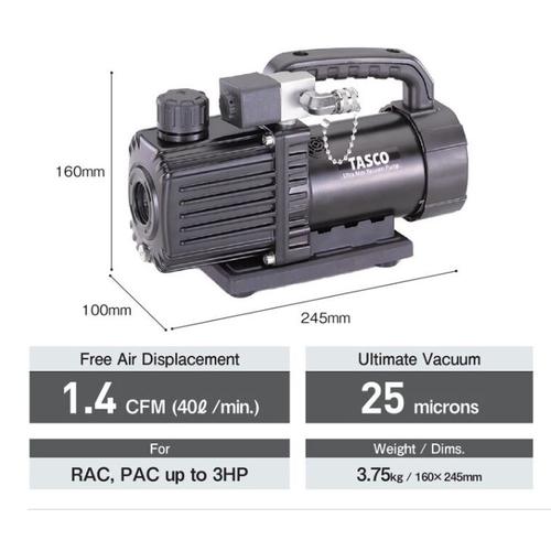 Jual TASCO VACUUM PUMP POMPA VAKUM AC TA-150SW-EXP pompa vakum ac mini ...