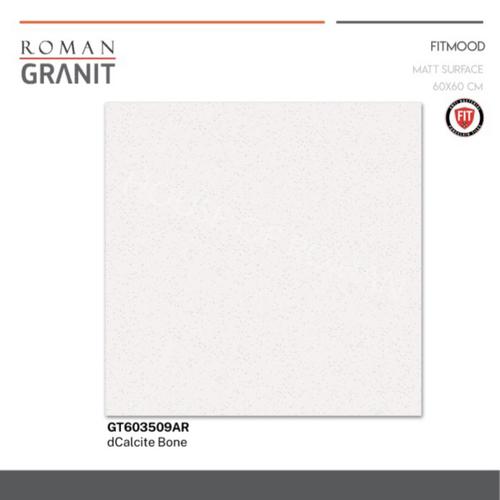 Jual Granit Lantai 60x60 Putih Matte/Roman Granit dCalcite Bone ...