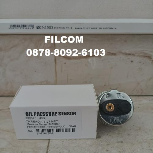 Jual OIL PRESSURE SENSOR VDO 1/8NPT SENDER PENGIRIM TEKANAN OLI 0-10 ...