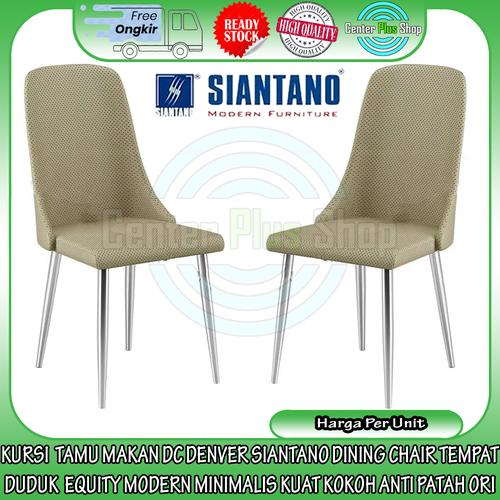 Jual [KARGO] DINING CHAIR SIANTANO DC DENVER KURSI BANGKU MINIMALIS ...