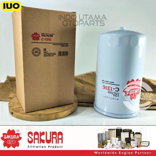 Promo Filter Oli Hino Lohan Turbo Hino 700 PK215 Saringan Oli Sakura C ...