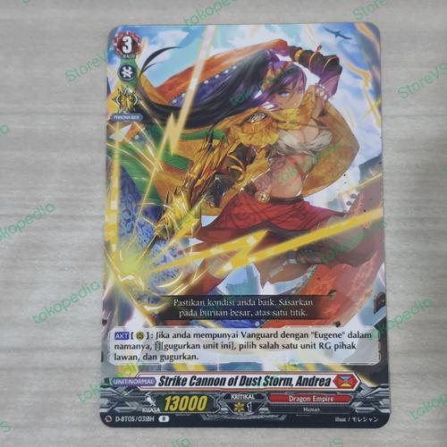 Jual Vanguard Bahasa - Strike Cannon of Dust Storm, Andrea D-BT05/031BH R - Jakarta Utara ...
