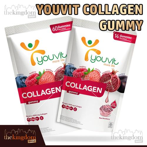 Promo Youvit Collagen Gummy Suplemen Vitamin Anti Aging Kolagen Beauty - /60 Gummy - Jakarta ...