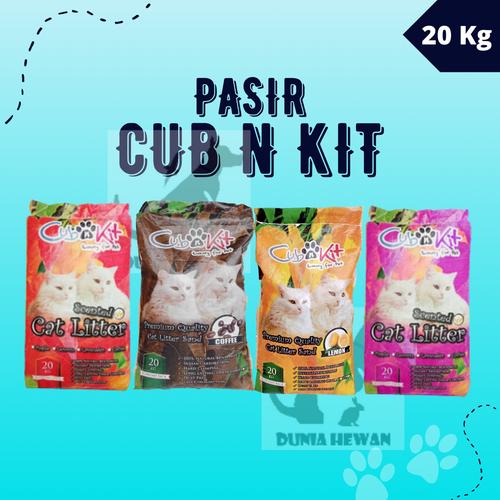 Jual PASIR KUCING GUMPAL Wangi CUB N KIT/ CubnKit 20 KG 20KG GRAB/GOJEK ...