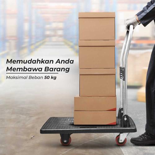 Jual Troli Trolley Barang Lipat Folding Cart Silent Portable - Jakarta ...