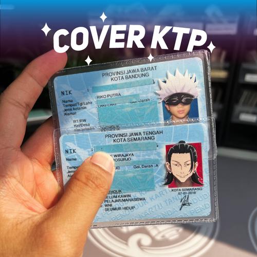 Promo Sampul Pelindung Kartu Anti Gores Untuk KTP ID CARD Design Anime ...