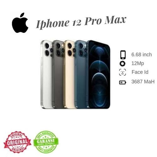 Jual Iphone 12 Pro Max Ex Ibox 128/256GB Second Fullset Original - 128 gb, 12 PRO MAX/IBOX ...