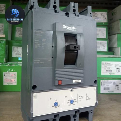 Jual MCCB BREAKER SCHNEIDER CVS400N 400a CVS 400N 400A LV540316 50KA ...