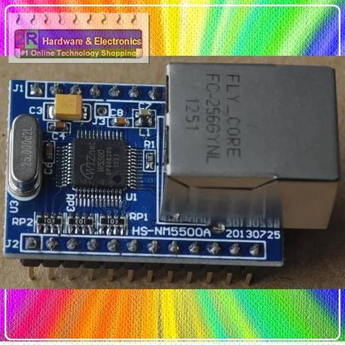 Jual HS-NM5500A TCP/IP & Ethernet module base on Wiznet W5500 chip - Kota Surabaya - 2R Hardware ...