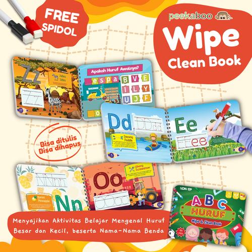 Jual WIPE CLEAN BOOK - ABC Huruf |Buku Edukasi Anak Belajar Menulis ...