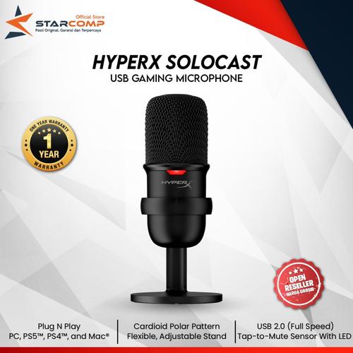 Promo HyperX SoloCast USB Gaming Microphone Solo Cast Hyper X Solocast ...