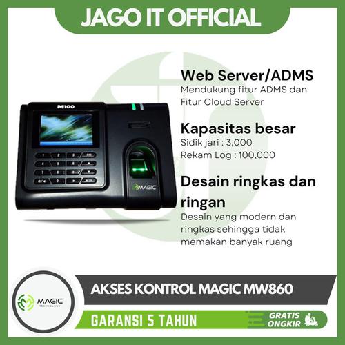 Jual Mesin Absensi dan Akses Kontrol Sidik Jari Fingerprint PIN Magic ...
