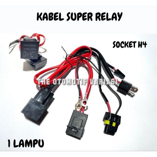 Jual KABEL SUPER RELAY SET BILED PROYEKTOR DAN RELAY HID MOTOR - 1 ...