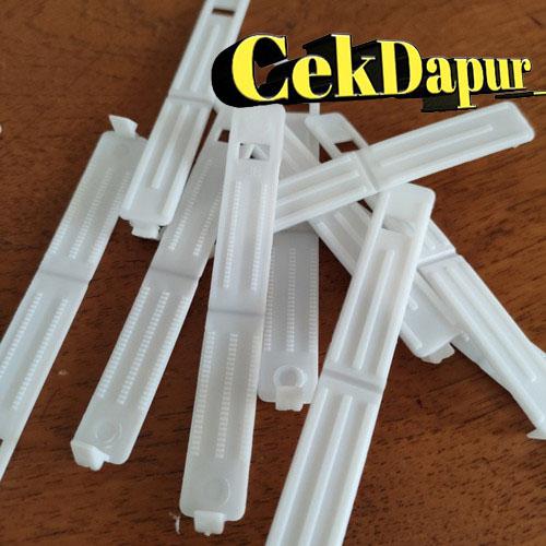 Jual Klip Roti / penjepit makanan/ klip roti tawar/jepit ( isi 100 pcs ...