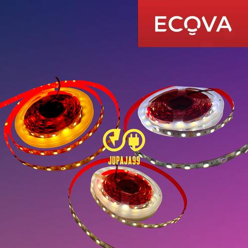 Jual ECOVA Lampu LED Strip 12V DC IP20 5050 60 LED / 2835 120 LED ...