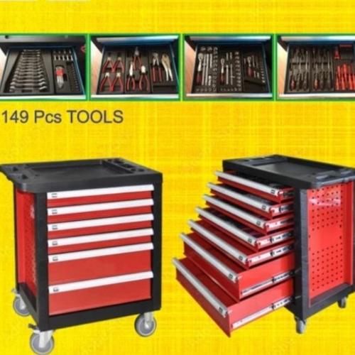 Jual Tool box trolley cabinet + Tool Kit Set 6 Laci 149 pcs - Jakarta Utara - Kings Tools Elvano ...