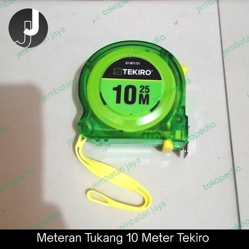 Jual Meteran Tukang 10 Meter Measurement Tape Transparent Tekiro GT MT ...