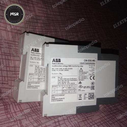 Jual ABB CM-ESS.MS 1SVR730830R0500 MULTIFUNCION VOLT RMS MONITORING RELAY - Jakarta Barat ...