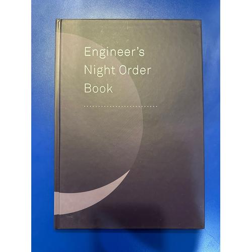 Jual Buku Log Harian Kapal Engineer Night Order Book Logbook - Jakarta ...