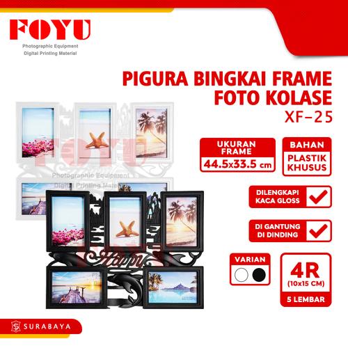Jual Pigura Bingkai Frame Foto Kolase Multi Photo XF-25 - Hitam - Kota ...