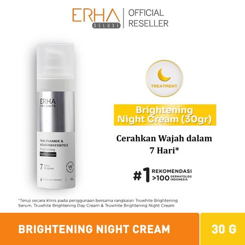 Promo ERHA Truwhite Brightening Night Cream - Krim Pencerah Wajah Malam ...