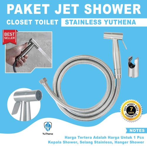Jual Jet shower stainless 304 shower cebok semprotan toilet stenlis ...