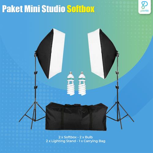 Promo Mini studio Softbox - Paket Limited edition - Softbox limited, 50x70 komplit - Kota ...