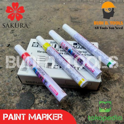 Jual Paint Marker Sakura Spidol Permanen Penanda Besi Solid Steel ...