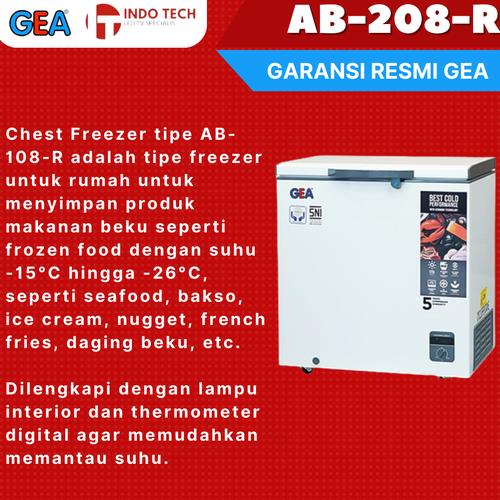 Jual CHEST FREEZER BOX GEA AB 208 R 210L | AB208 R - Jakarta Barat - Indo Tech Electronic ...