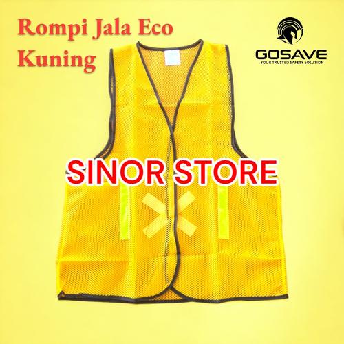 Jual Rompi Safety Jaring ORANGE Safety Vest Jala Scotlite Polyester ...