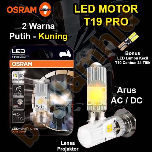 Jual LED Motor MIO J FI OSRAM T19 PRO 2Warna Putih Kuning H6 M5 T19 - Kota Tangerang - Bohlam ...