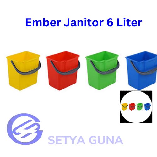 Jual Ember Bucket Janitor Cart 6 Liter - Merah - Jakarta Timur ...