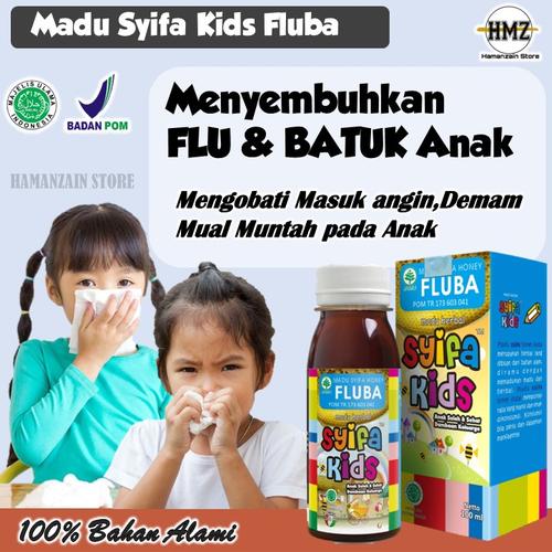Jual Madu Flu dan Batuk Anak FLUBA Obat batuk pilek demam masuk angin ...