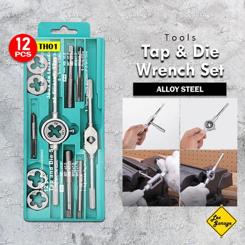 Jual Hand Tap Die Set Alat Senai Snai Tapping Alat Pembuat Drat Baut ...