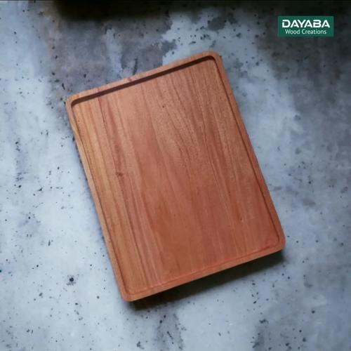 Jual Nampan Saji / Baki Kayu Ukuran Besar 40CM Wooden Serving Trays ...