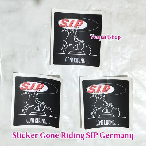 Jual Sticker Gone Riding SIP Germany - Jakarta Barat - Vespartshop ...