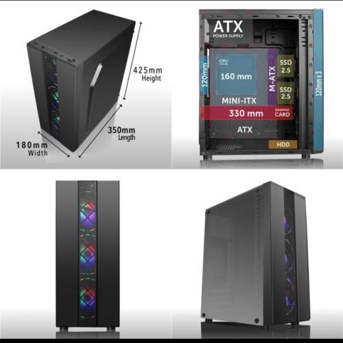 Jual CASING INFINTY CYCLOPS - ATX, MATX GAMING CASE - NO FAN - Kota ...
