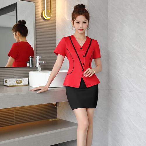Jual Seragam kemeja spg marketing uniform bs custom warna size logo ...
