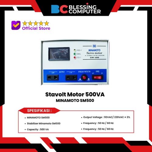 Promo Stavolt Motor 500VA MINAMOTO SM500 Cicil 0% 3x - Kota Denpasar ...