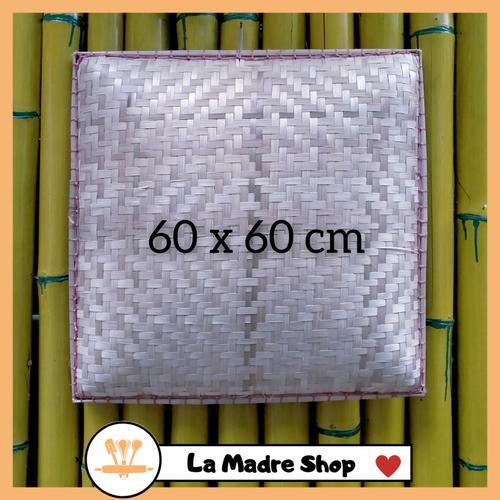 Jual TAMPAH BAMBU KOTAK Nampan Nasi Tumpeng Segi Empat - Uk. 60 x 60 cm ...