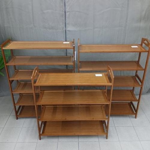Jual Rak Susun Bambu Tempat Sandal Sepatu Tingkat Minimalis Serbaguna ...