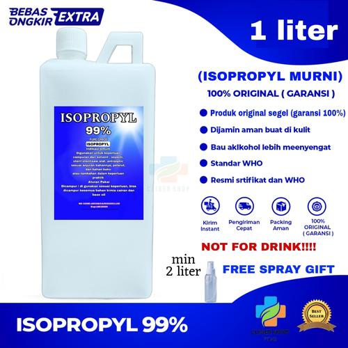 Jual ALKOHOL ISOPROPYL 99% 5 LITER / ISOPROPYL 5 LITER / IPA 5 LITER ...