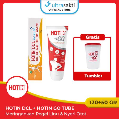 Jual HOTIN DCL 120gr + HOTIN Go Tube 50gr [FREE Tumbler] - Kota Depok ...