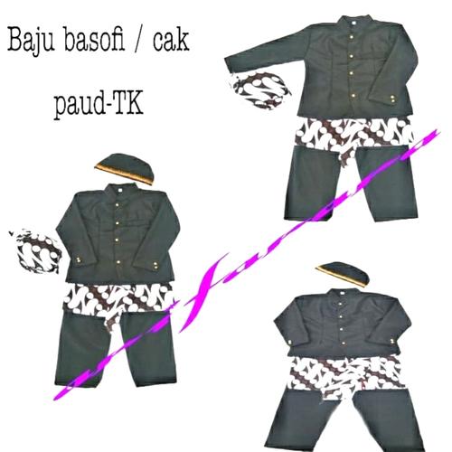 Jual Baju adat jawa baju basofi / cak anak PAUD-TK - komplit - Kota ...