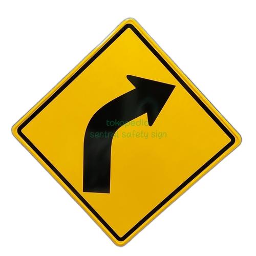 Jual Rambu Tikungan Ke Kanan 60cm - Jakarta Barat - sentral safety sign ...