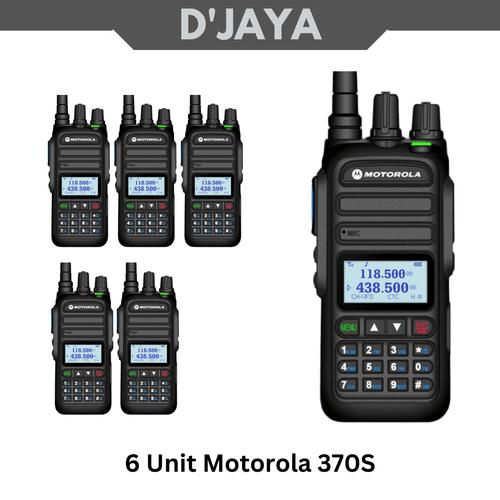 Jual Paket 6 Unit Radio HT Motorola 370S Handy Talky Jarak Jauh Terbaik ...