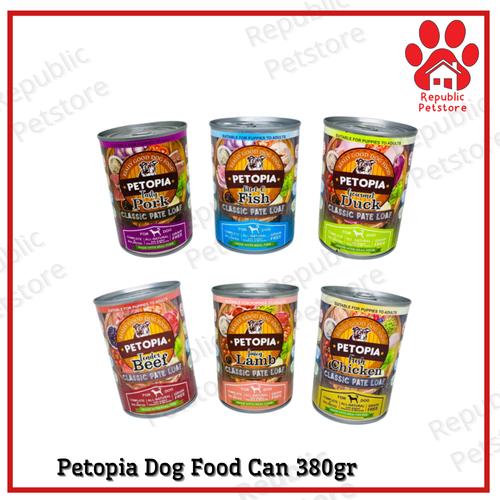 Jual Makanan Basah Anjing Kaleng Petopia 380gr - Can Wet Dog Food ...